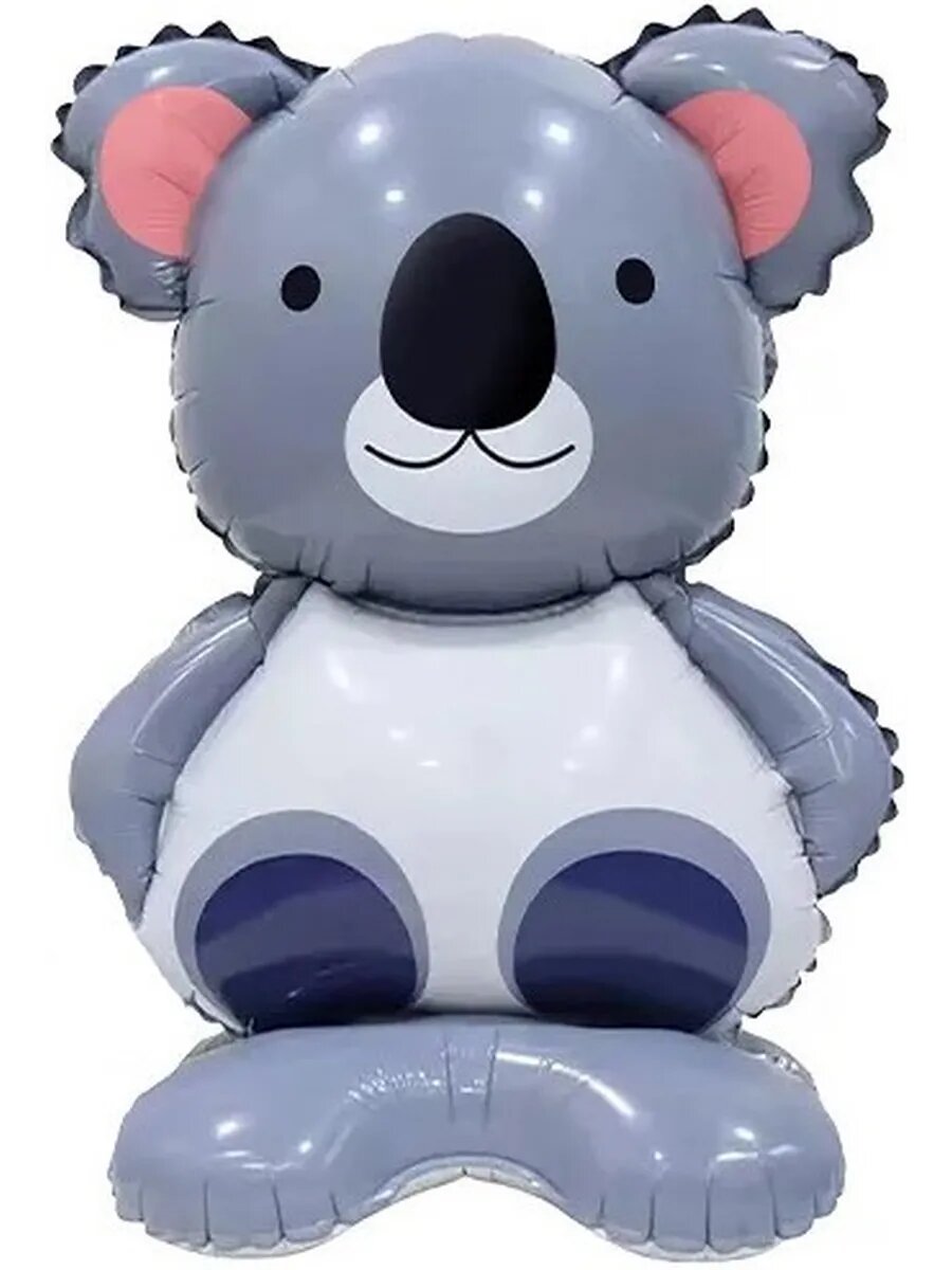 Шар 3D (23'/58 см) Фигура на подставке, Коала, 1 шт. в уп.