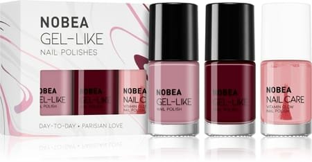 Набор средств для маникюра NOBEA Day-to-Day Vienna Calmness, silky nude #N51, mademoiselle nude #N48, 3 6 мл