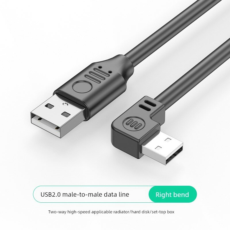 Futai двусторонний USB3.0 кабель для передачи данных «папа-папа» зарядный кабель компьютер ноутбук радиатор usb2.0/3.0
