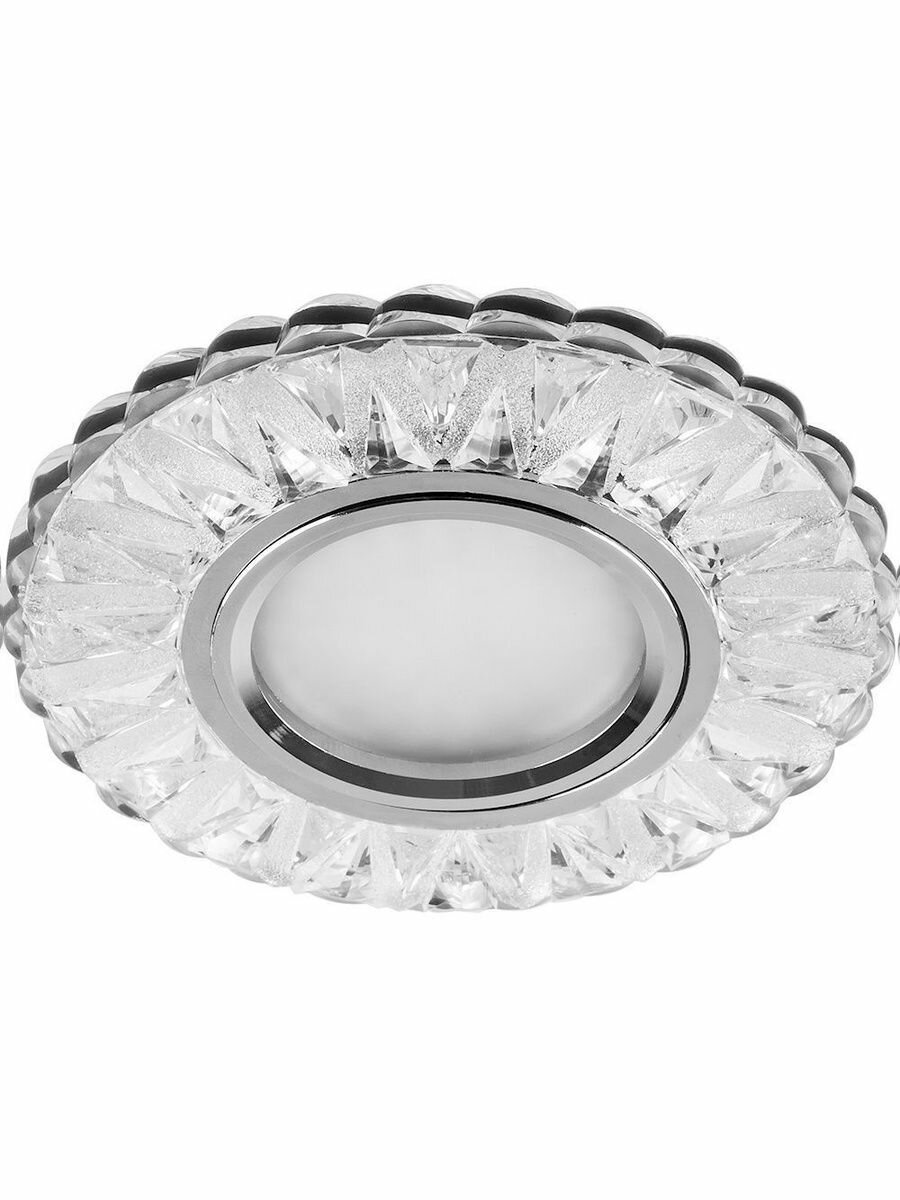 Спот CD930 MR16 G5.3 прозрач. LED D98х20мм (Врезн.65) полимер FN