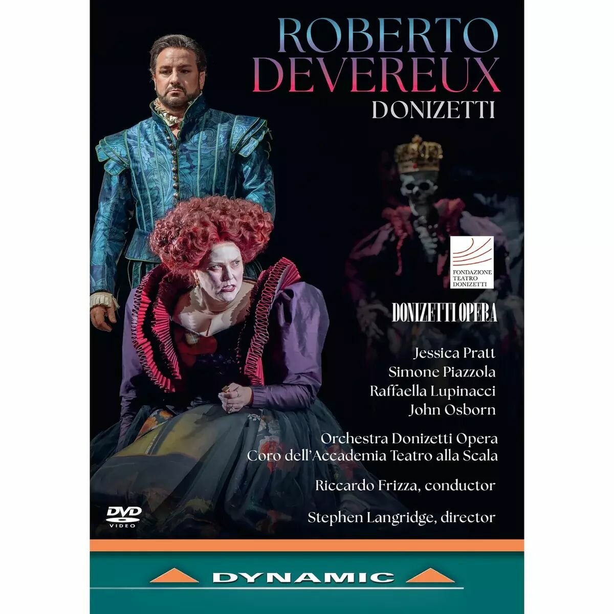 DVD-видео Donizetti: Roberto Devereux (Fondazione Teatro Donizetti, 2024) DVD NEW