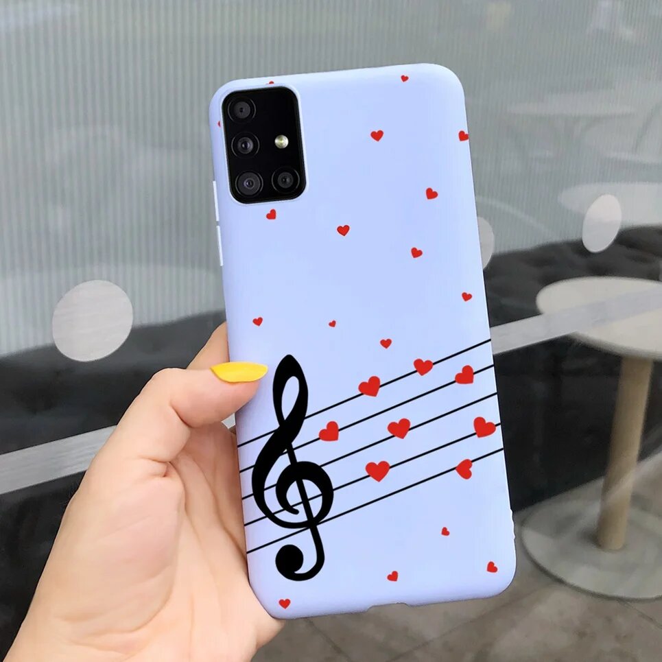 Чехол для Samsung M31S, M51, оригинальный, шелковистый, силиконовый, мягкий, матовый, защитный чехол для Samsung Galaxy A31, A21S, A11