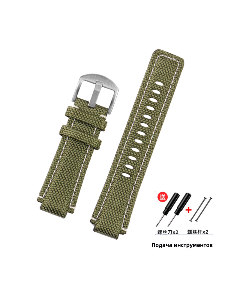 Совместим с Tianmei Tide Compass Canvas Strap T2N721 TW2T76500 76300 Мужской нейлоновый ремешок