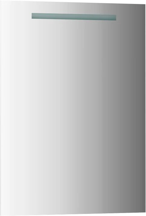 Зеркало Evoform Ledline BY 2102 55x75 со светодиодной подсветкой, 55 см, зеркало настенное в ванную