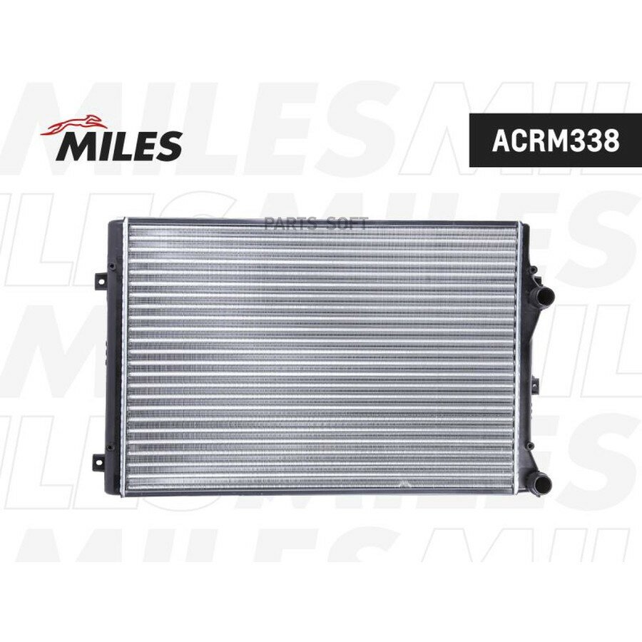 Радиатор охлаждения VW Passat, Golf VI / SKODA Superb II 1.4T/1.8T/2.0T M/А от официального дистрибьютора, MILES, артикул ACRM338