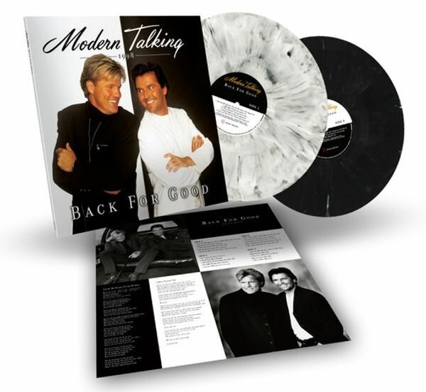 Modern Talking. Back For Good (The 7th Album) (2LP/Black White Marbled Vinyl/Reissue/Виниловая пластинка)