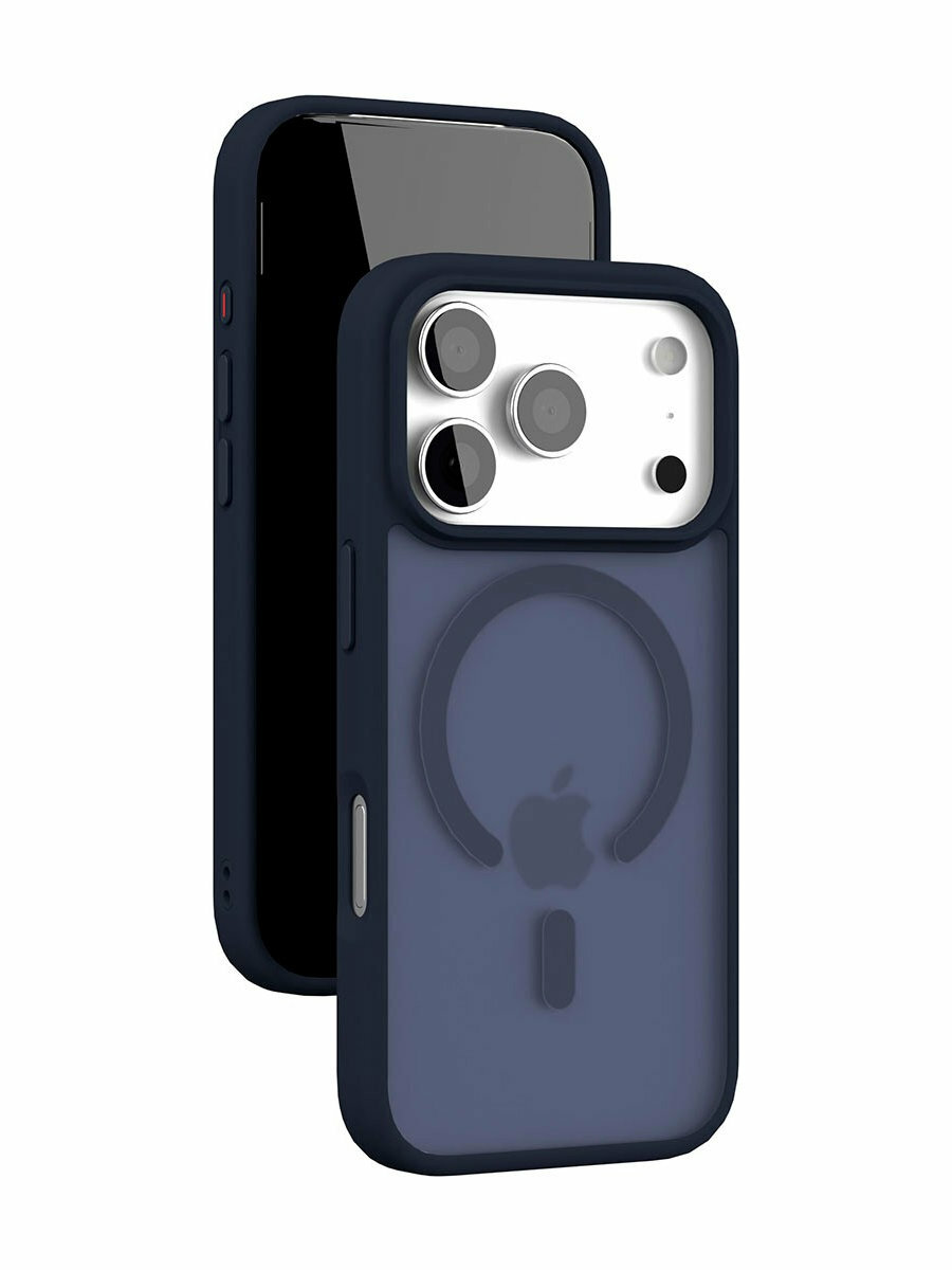 Клип-кейс VLP Lite Bloomс MagSafe для Apple iPhone 17 Pro Тёмно-синий