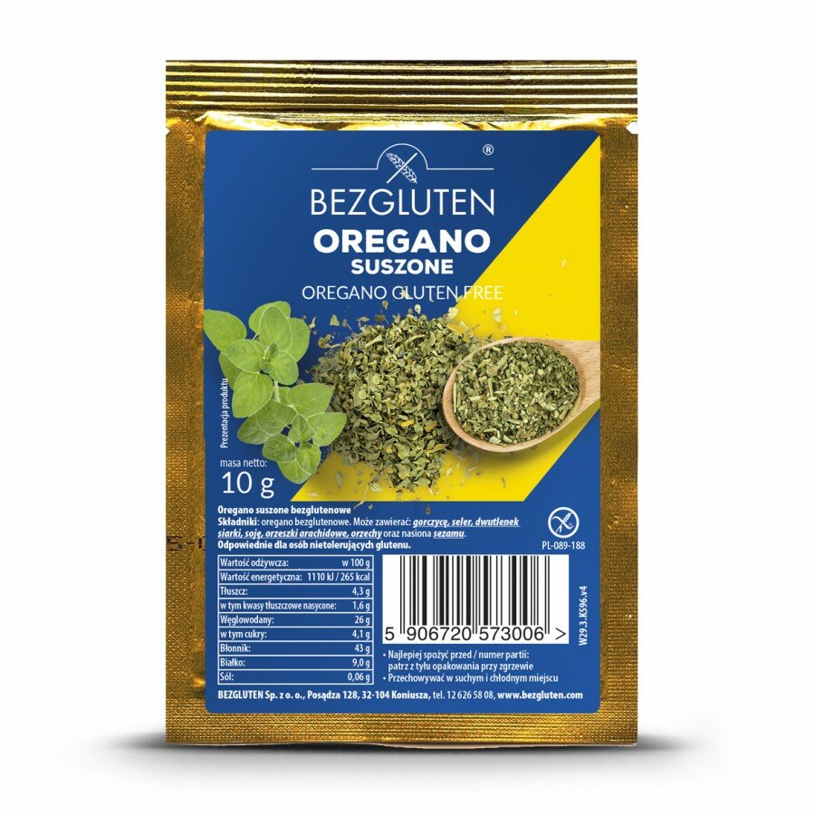 Орегано без глютена Bezgluten, 10шт x 10г