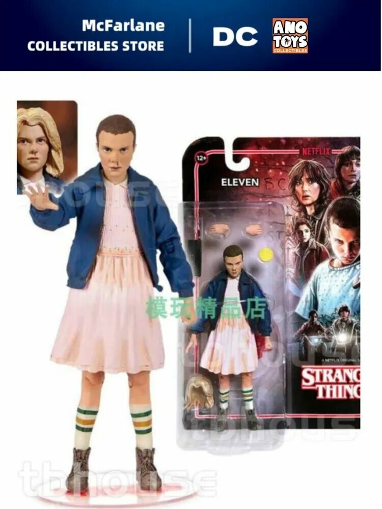 Игрушечные фигурки-украшения Stranger Things Mcfarlane Little Eleven 7Inch Action Figure Doll Collectible TV Series Toy