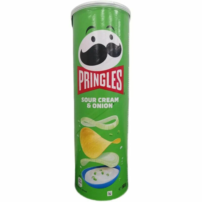 Чипсы Pringles картофельные сметана и лук, 165г, 1990289