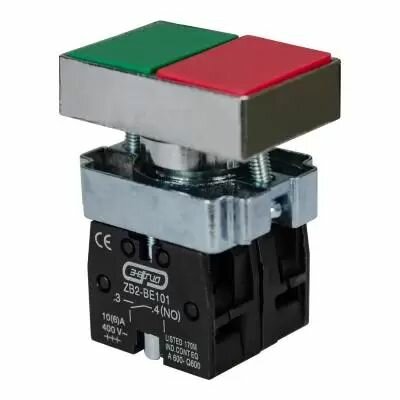 Кнопка XB2-BL8325 (NO+NC) "пуск-стоп" без подсветки