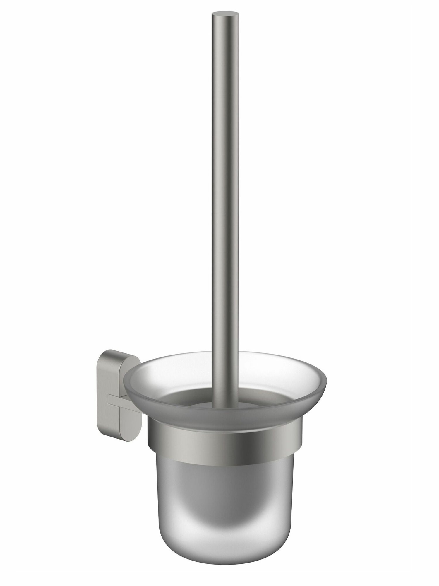 Ершик для унитаза с подставкой настенный ALTROBAGNO, никель
