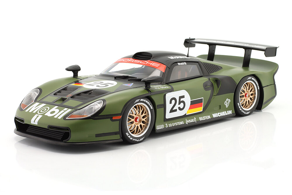 Модель коллекционная WERK83 Porsche 911 (996) GT1 no 25 pre-qualifying 24H le mans 1997