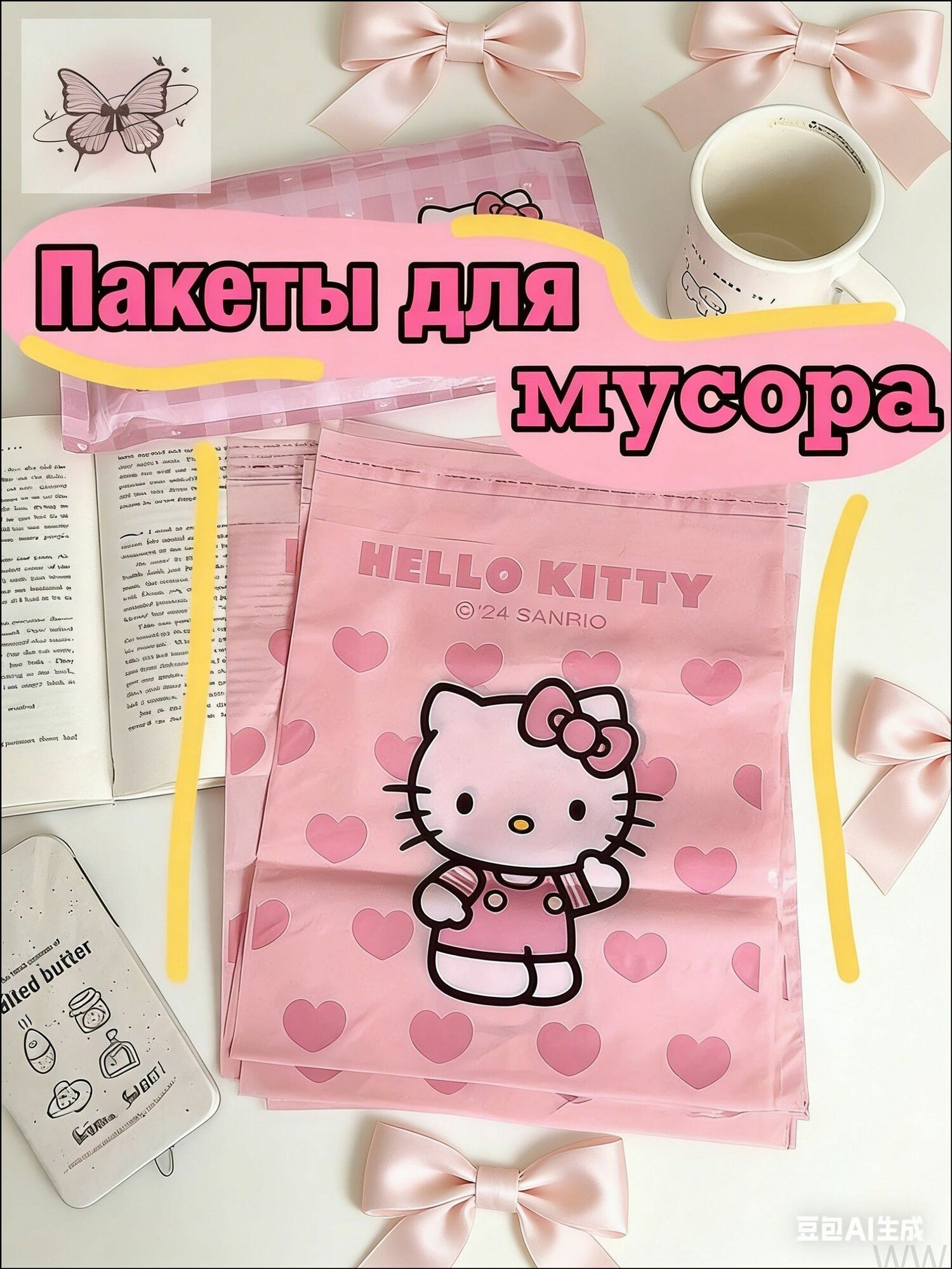 Мешки для мусора 1.5 л, 0.15мкм, 30 шт