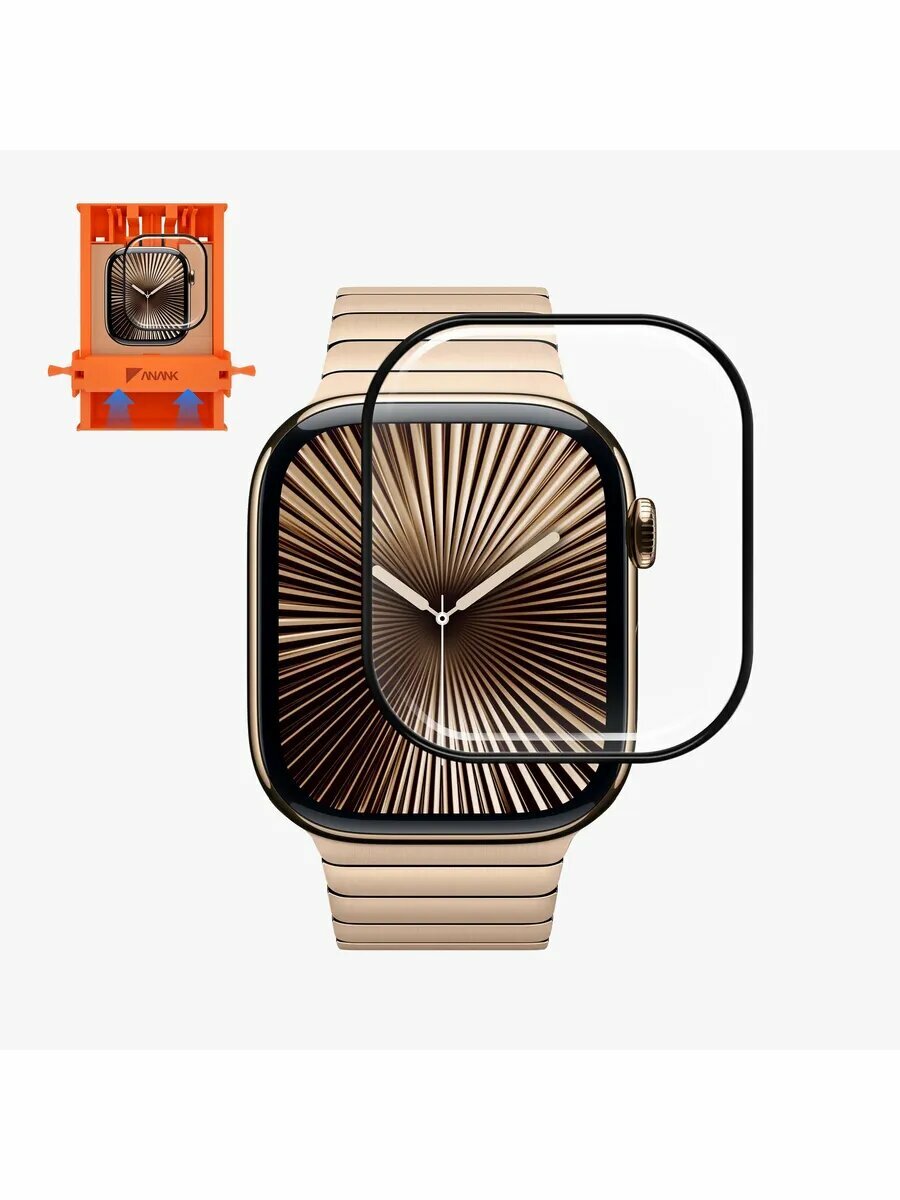 Стекло для Apple Watch 41 мм с набором для установки