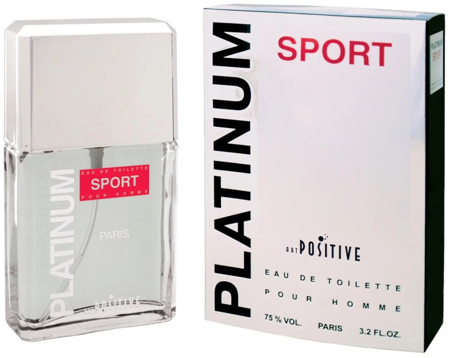 Туалетная вода Positive Platinum Sport, мужская, спрей, 95ml