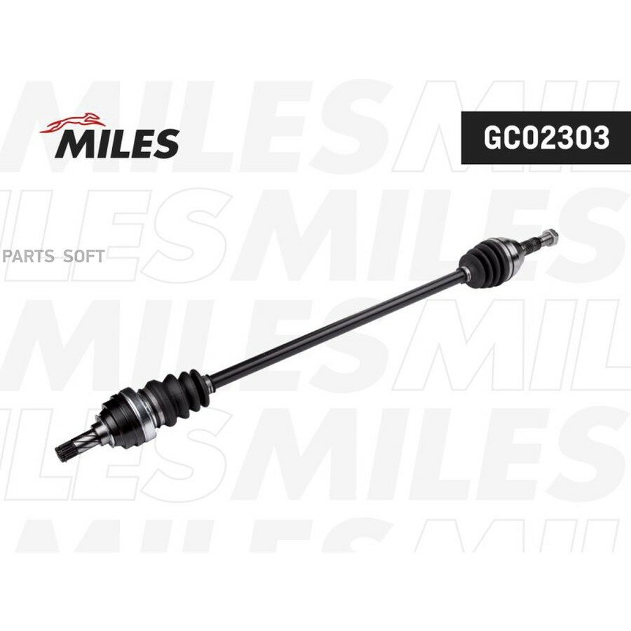 MILES GC02303 Привод в сборе OPEL ASTRA H/ZAFIRA B 1.7CDTI-1.8 MT 04- прав. ()