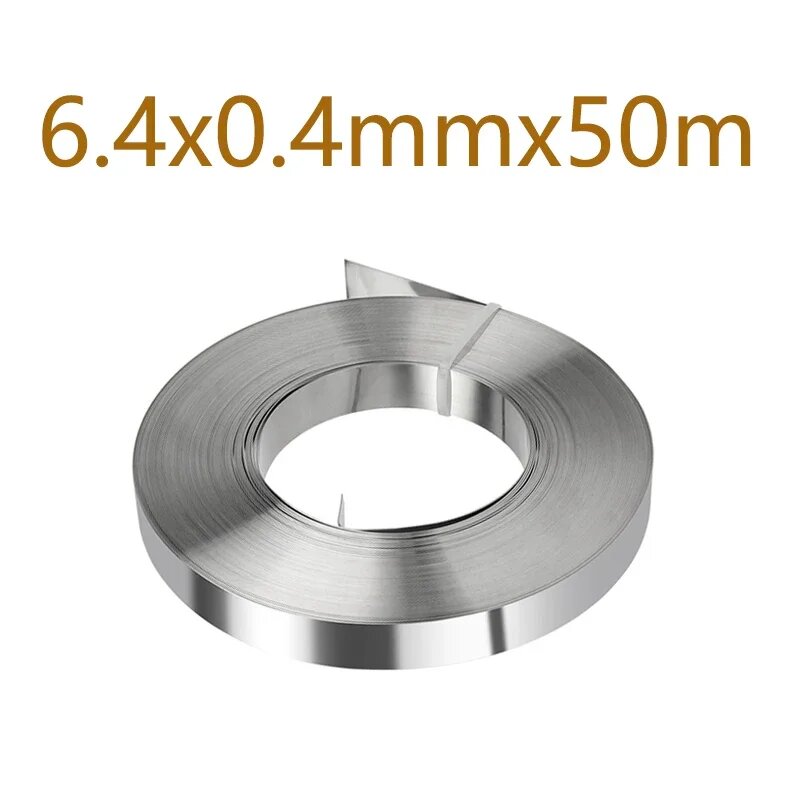Нержавеющая сталь 6.4x0.4mmx50m