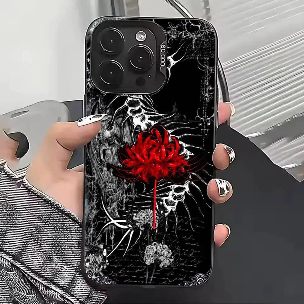 Чехол для телефона Tokyo G-Ghoul 12Red s-spider lily-y для iPhone 17, 16, 15, 14, z1, iPhone16promax