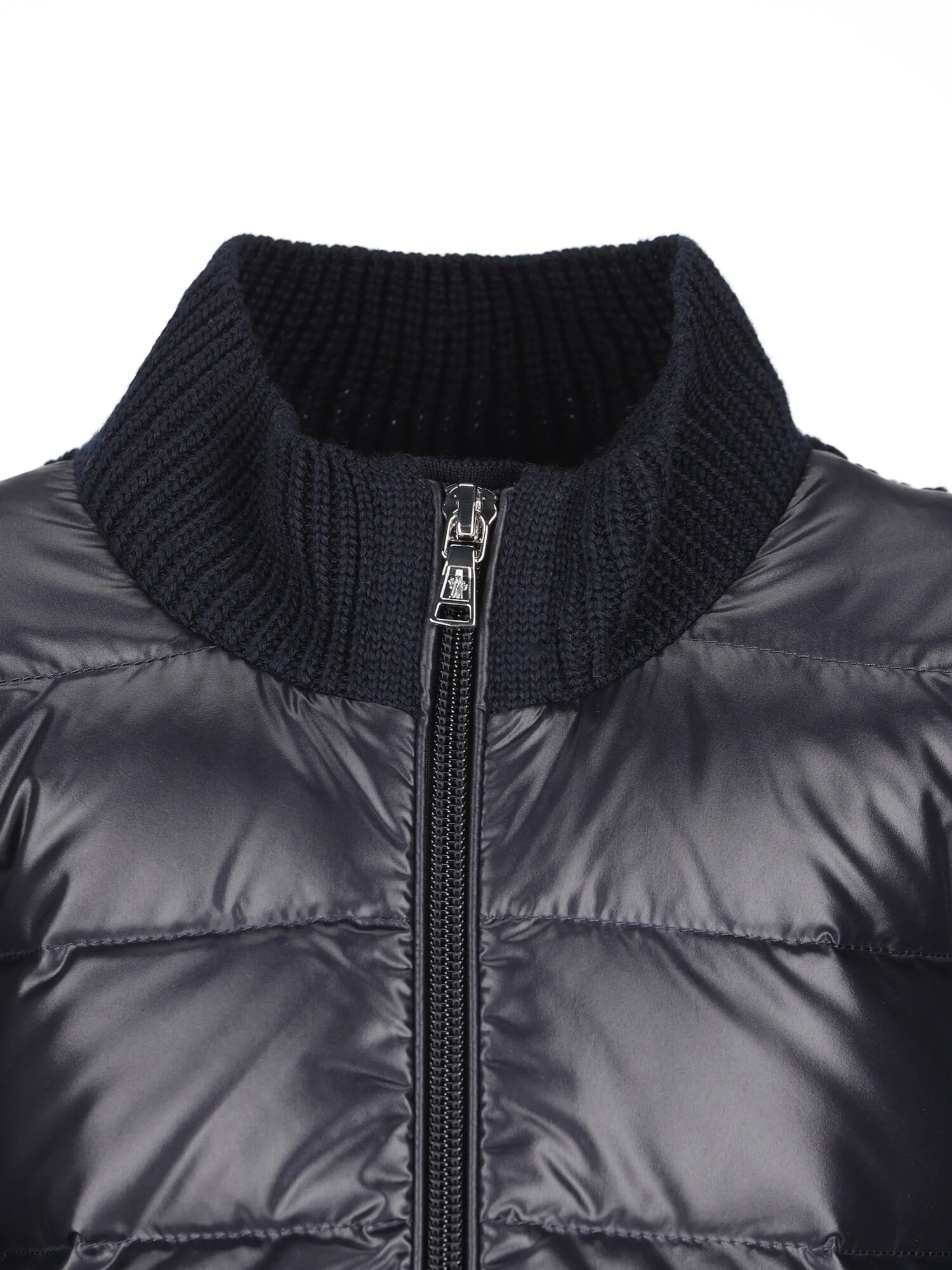 Кардиган Moncler Padded wool zip-up cardigan, размер 3 года, Синий принт — фото 1