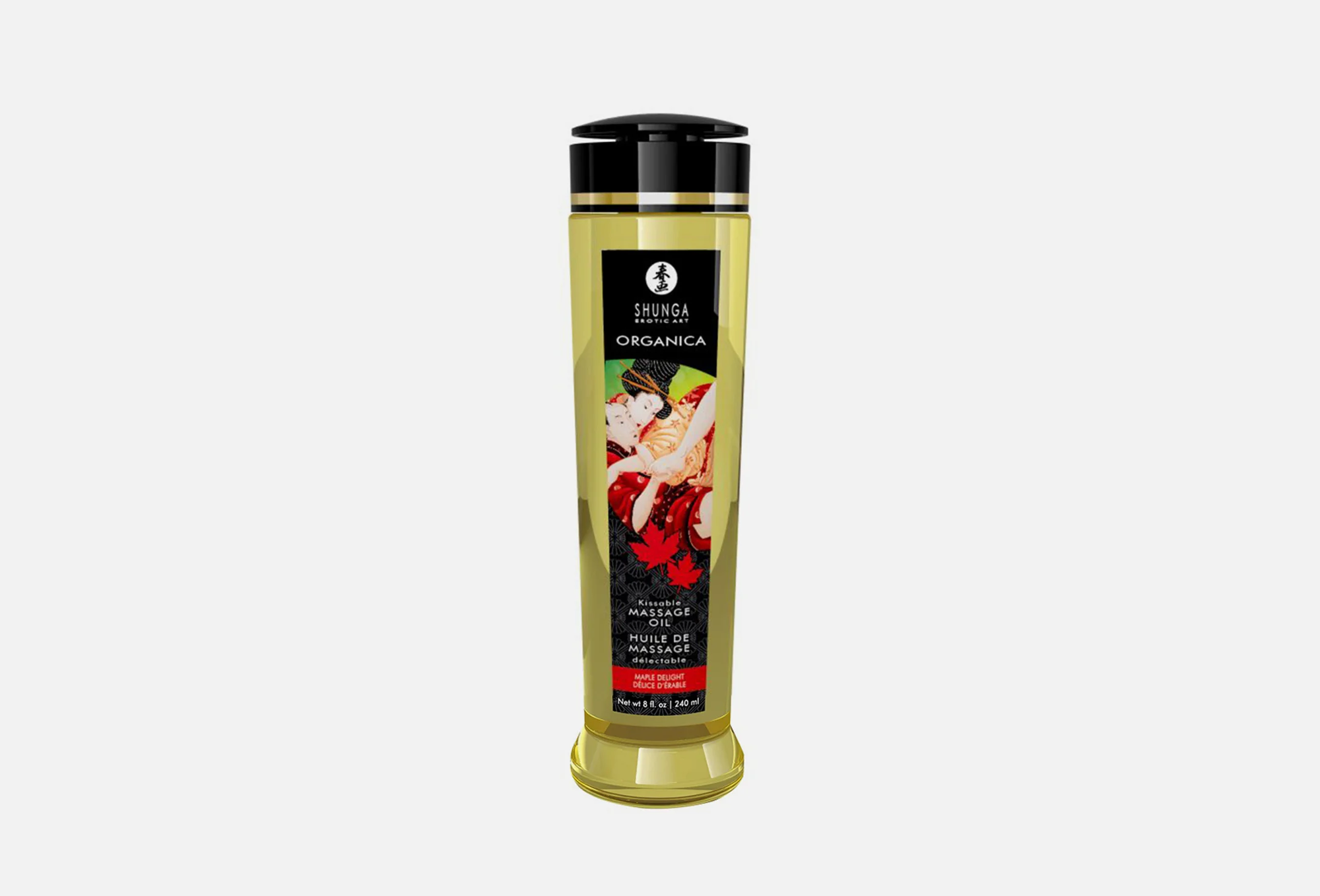 53491 Shunga Kissable Massage Oil Organica Maple Delight, 240 мл. Массажное масло, Кленовый восторг