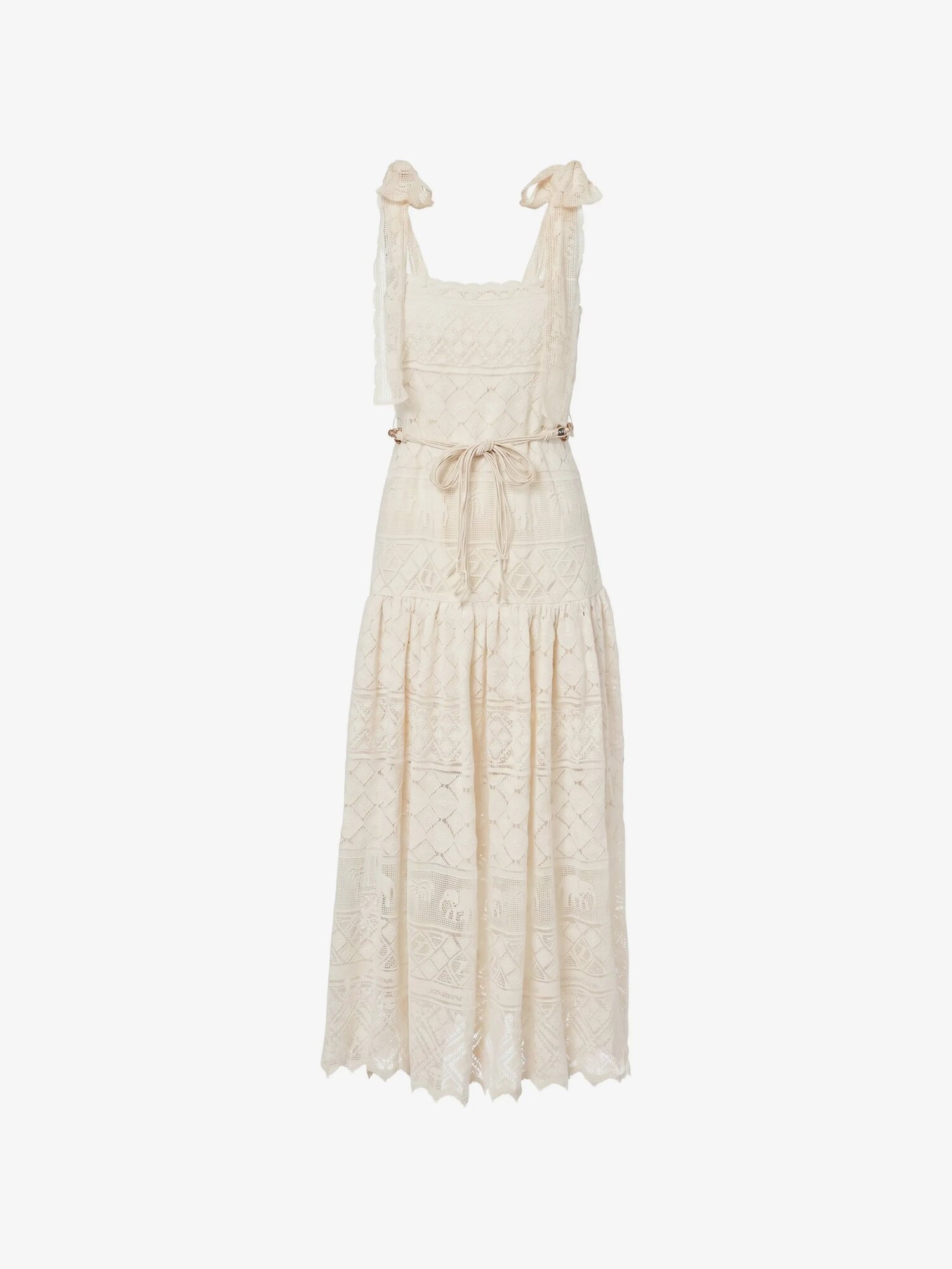 Платье Lace-knit maxi dress