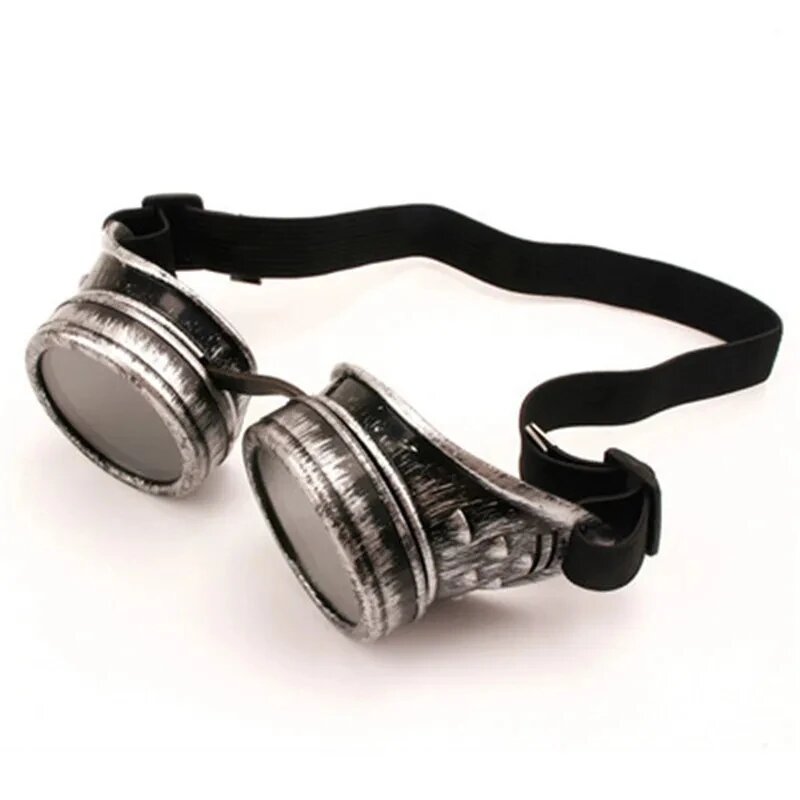 Очки steampunk серые, декоративные очки