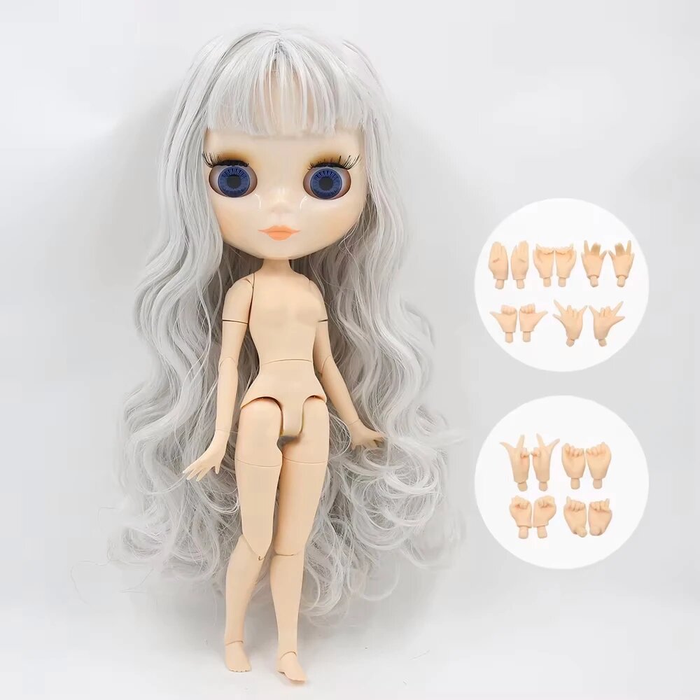 Blyth кукла 30 см, белый, Doll and hands AB