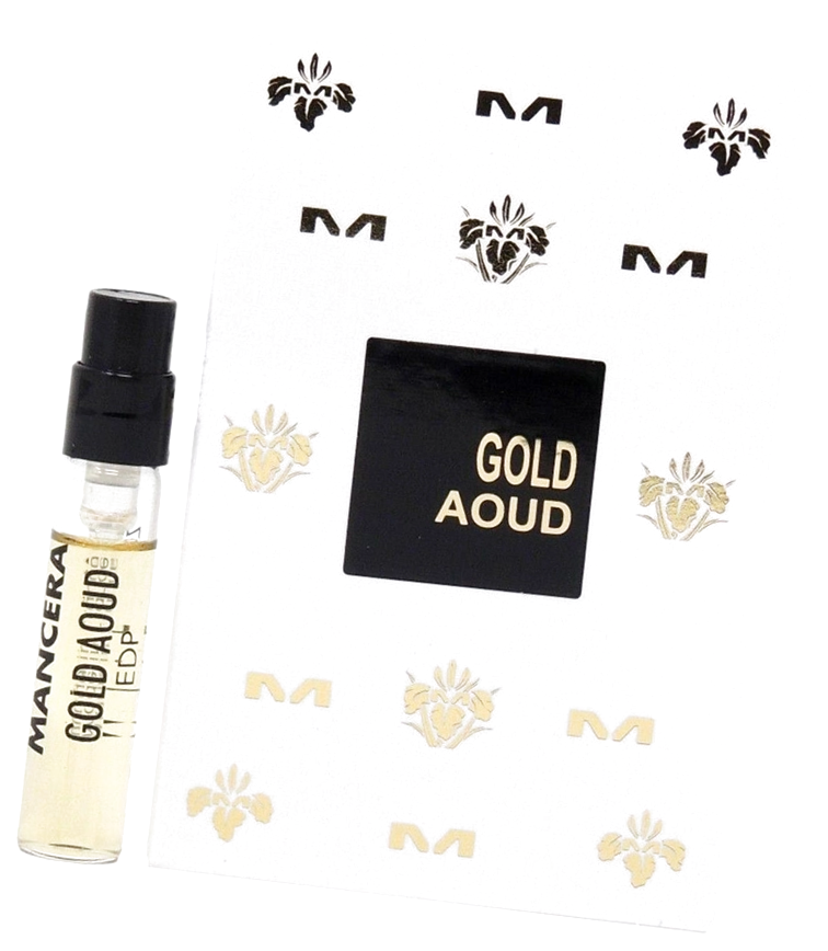 Пробник аромата Мансера Голд Уд 2 мл для женщин и мужчин - Gold Aoud миниатюра парфюмерной воды