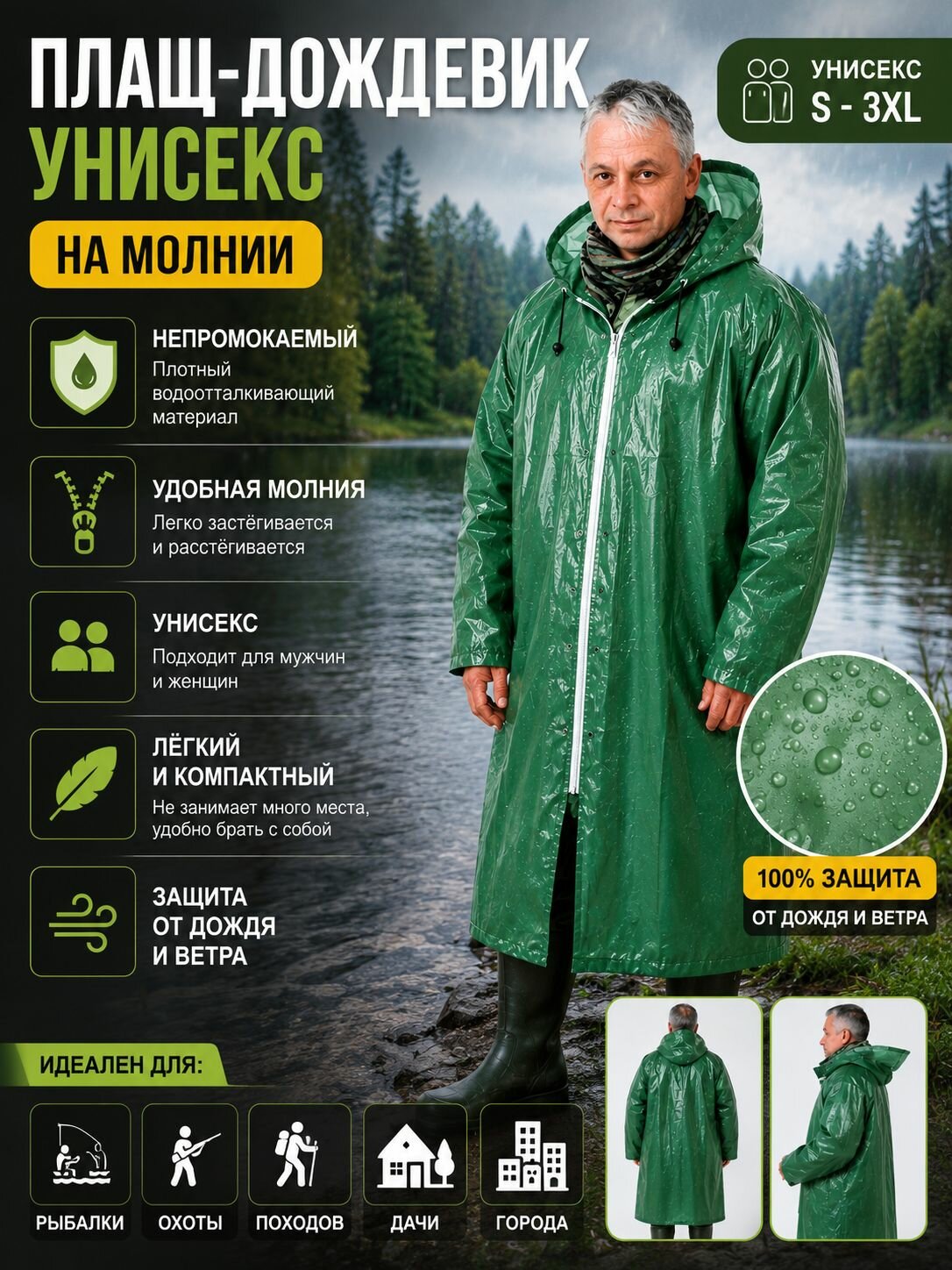 Плащ-дождевик