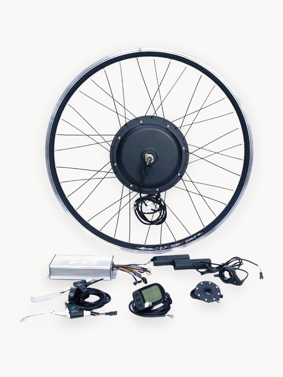 Набор мотор-колесо с прямым приводом 48В 1500 Вт, задний, 26"