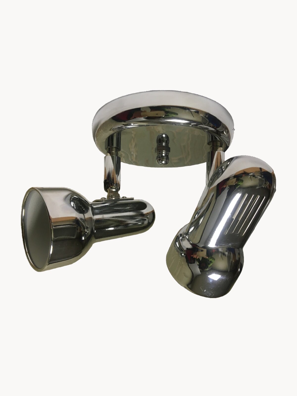 Светильник настенный, потолочный 2Х40ВтХЕ14, спот с поворотным механизмом