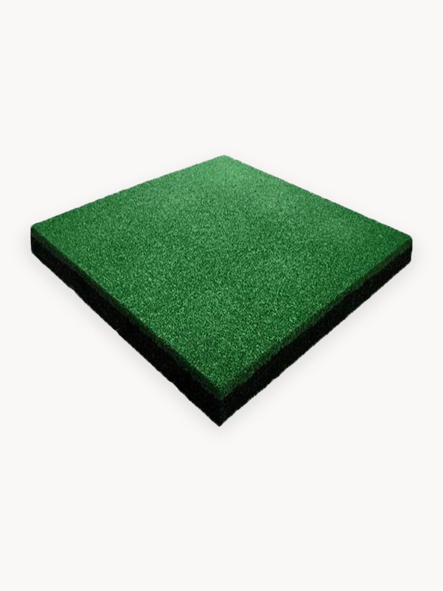 Резиновая плитка для пола 500х500х40 / Напольное покрытие/ Резиновое покрытие/ Высота 4.0 см