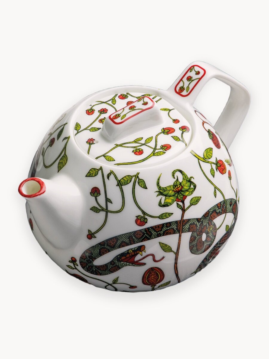 Чайник заварочный фарфоровый Apollo, объем 1000 мл, подарочная упаковка