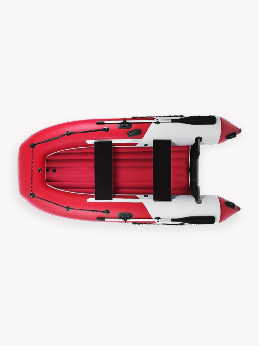 Надувная лодка НДНД Grouper 310 (серо-красный)