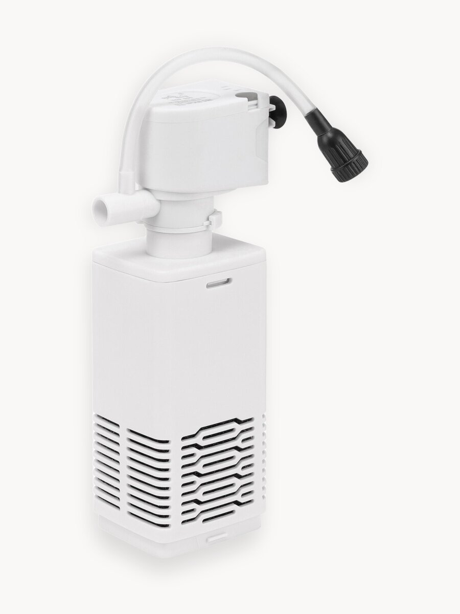 Фильтр для аквариума до 45л, внутренний, погружной, с аэрацией, Silver Berg Top 500