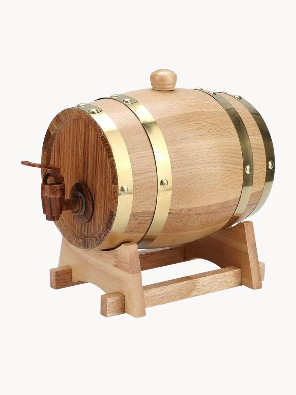 Бочка дубовая 5 литра Classic edition , для алкоголя, емкость для брожения, для интерьера, бочонок дубовый