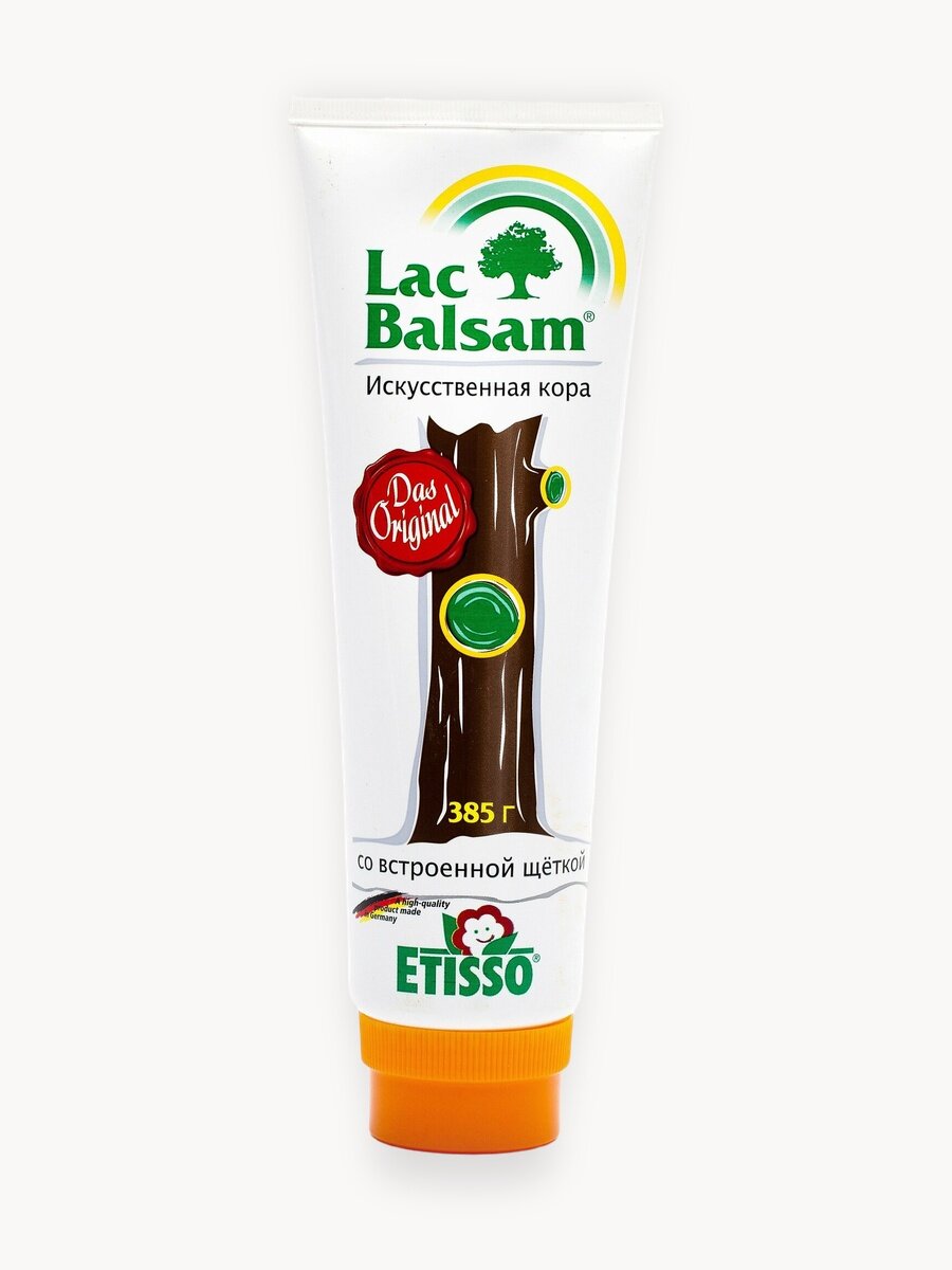Садовый вар Искусственная кора ETISSO Lac Balsam (этиссо лак-бальзам) для заживления ран деревьев и прививания, 385 г ( Германия)