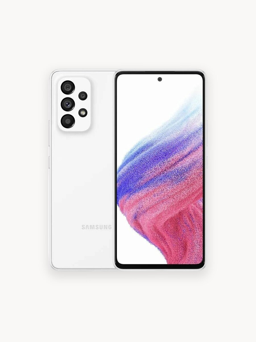 Смартфон Samsung Galaxy A53 Global Exynos 1280 8/256 ГБ , Белый