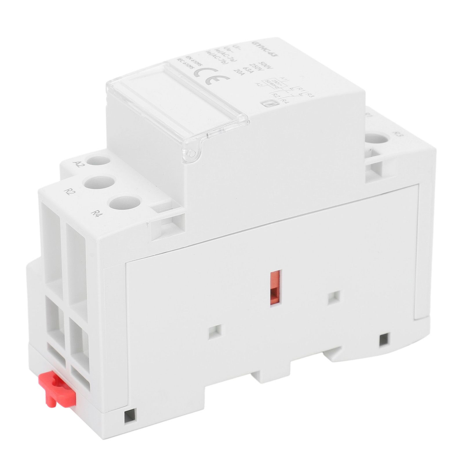 Модульный контактор GYHC-63 2NC 2P 50Гц для бытового щита, управление освещением и нагрузкой