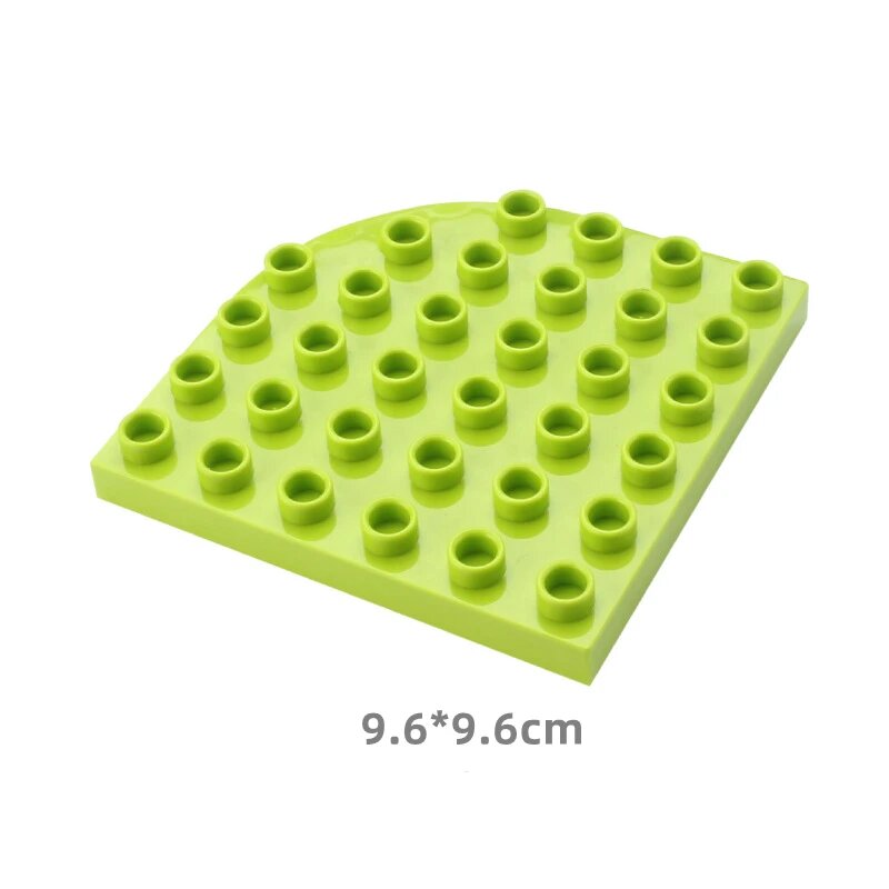 Пластиковые блоки зеленые 9.6x9.6 см (6x6 Quarter 03)