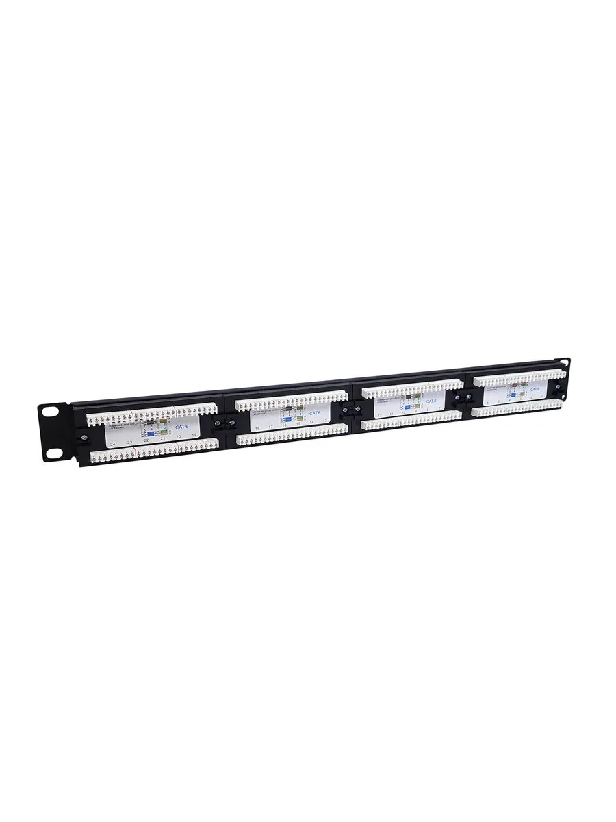 Коммутационная панель -PP-1U-24-UTP-RJ45-6-D