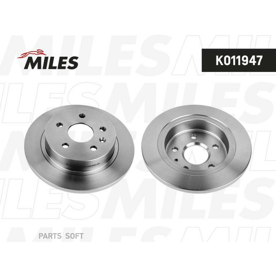 MILES K011947 Диск тормозной OPEL INSIGNIA R16 08-/SAAB 9-5 R16 10- задний D 292мм. ()