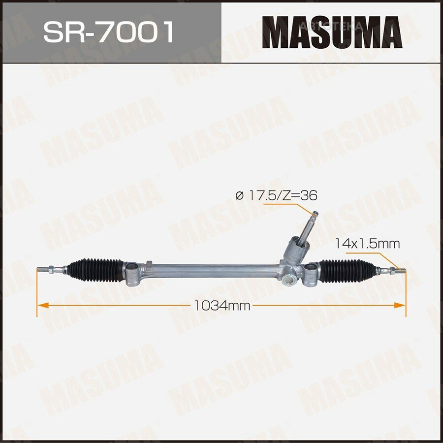 Рейка рулевая SUZUKI SWIFT MASUMA SR7001