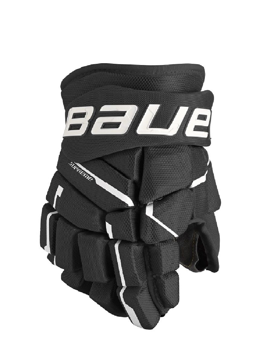 Перчатки хоккейные S23 SUPREME M5 PRO GLOVE JR(10)/черный; белый(BKW)