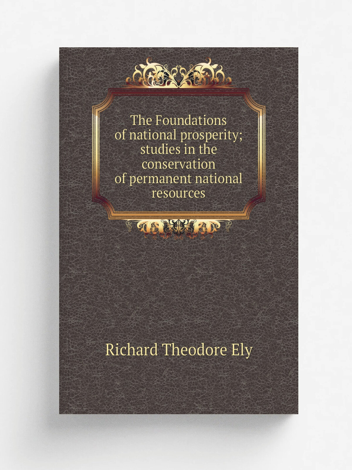 The Foundations of national prosperity; studies in the conservation of permanent national resources | Richard Theodore Ely | Репринт