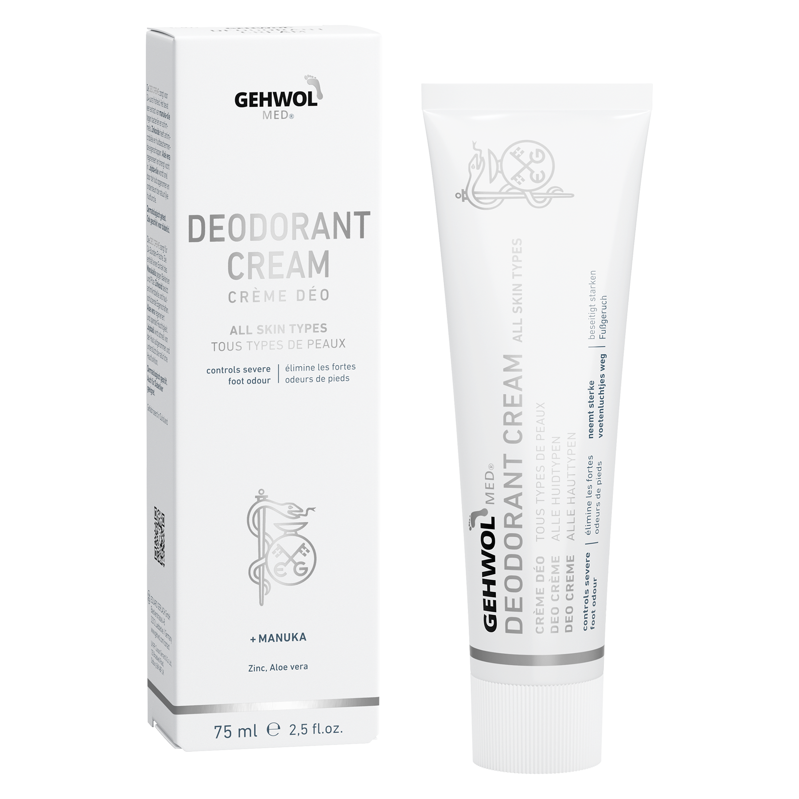 Gehwol Med Deodorant foot cream - Крем-дезодорант для ног 75 мл