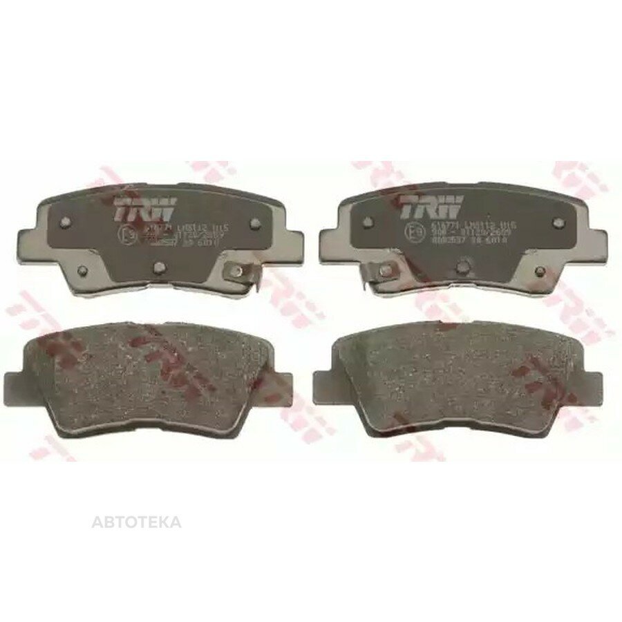 Колодки тормозные передние TRW GDB3537