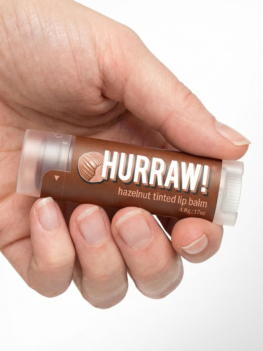 Оттеночный бальзам для губ HURRAW! Hazelnut Tinted Lip Balm Фундук