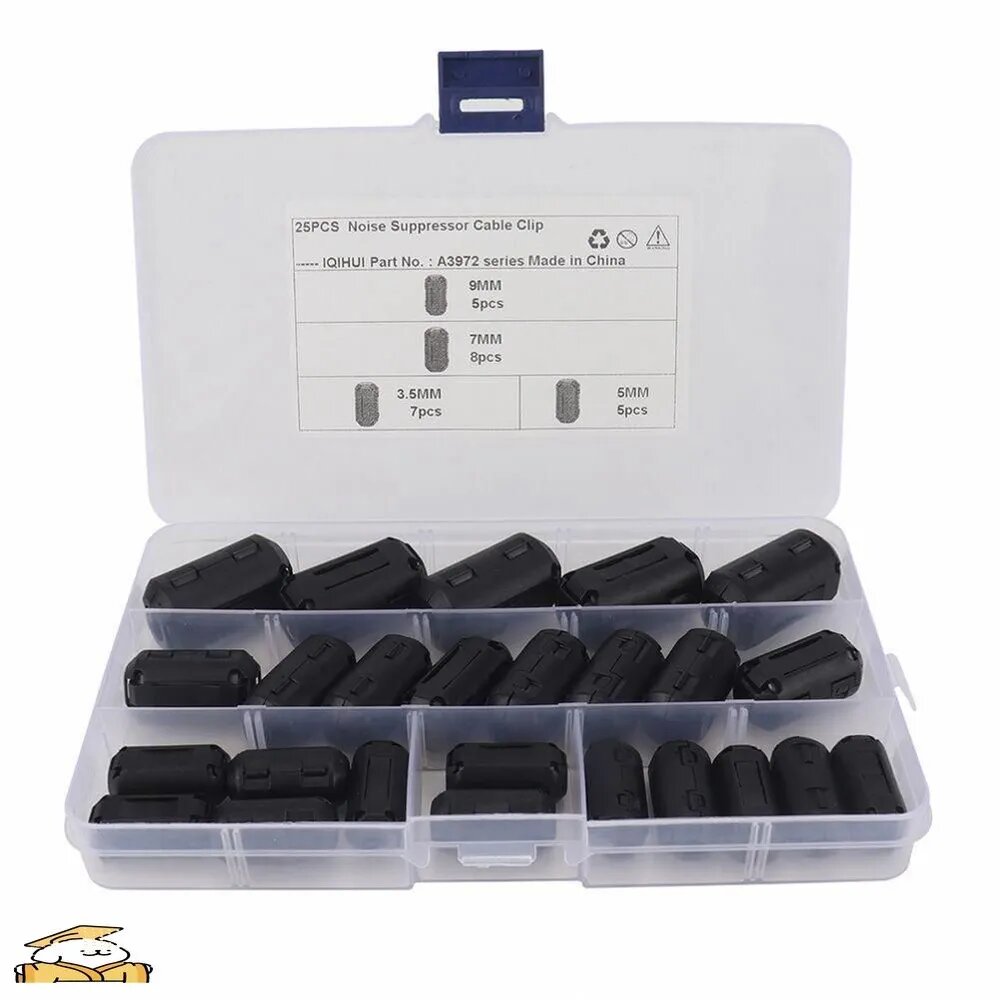 25x абельные ферритовые кольца 3,5 мм/5 мм/7 мм/9 мм липсы на шумоподавляющих фильтрах